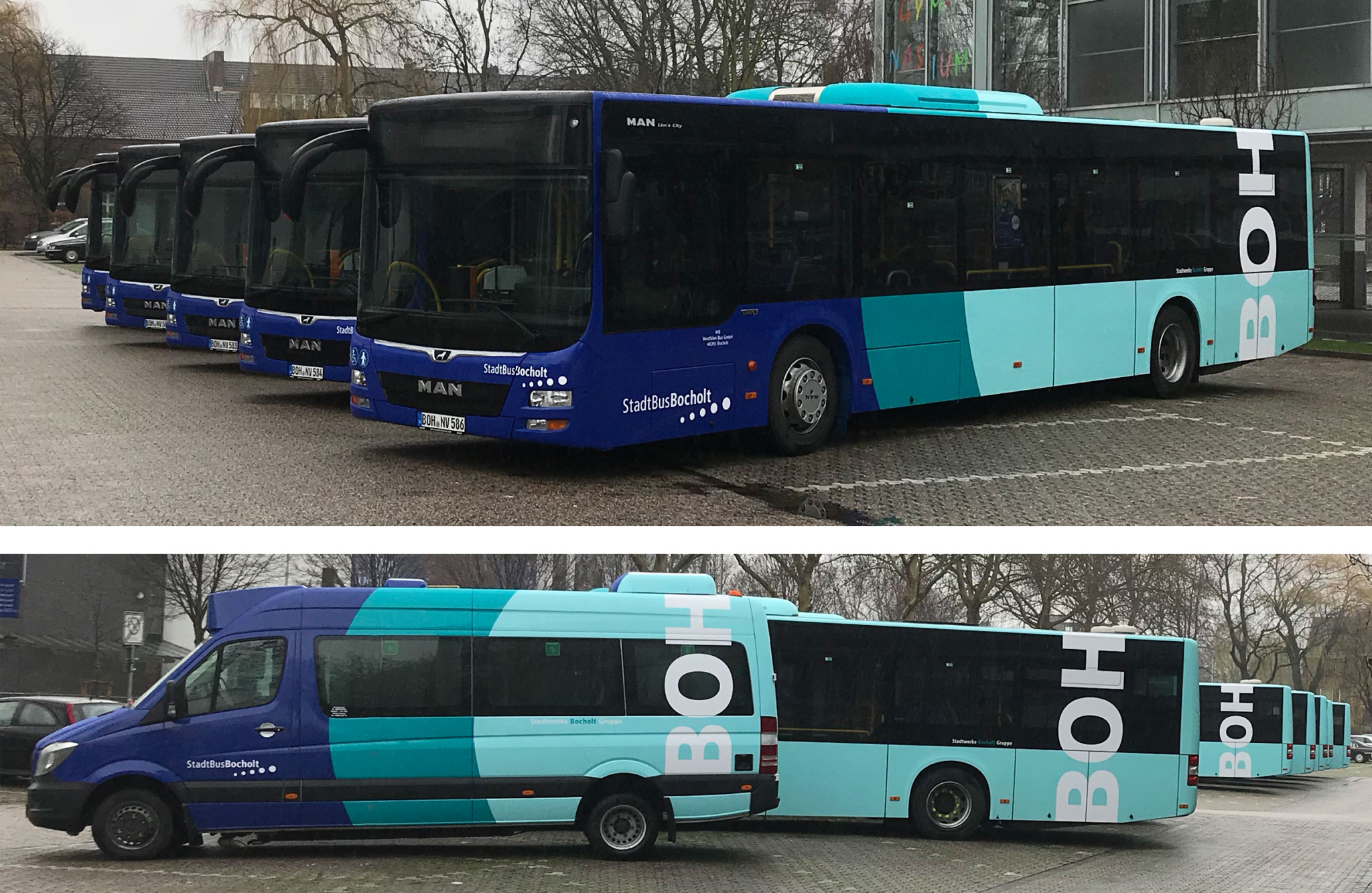 Design der Bus-Flotte der StadtBus Bocholt GmbH – Werbeagentur und ...